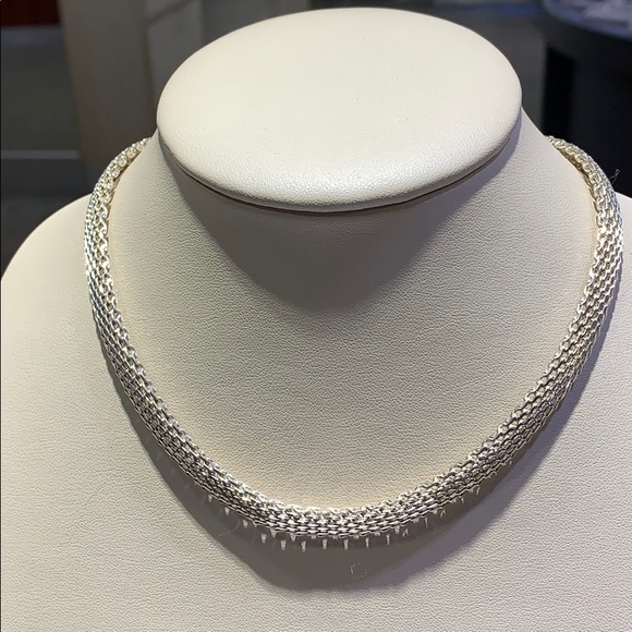 Jewelry | Silver Mesh Necklace | Poshmark
